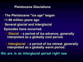 Geological features of ice | PPT