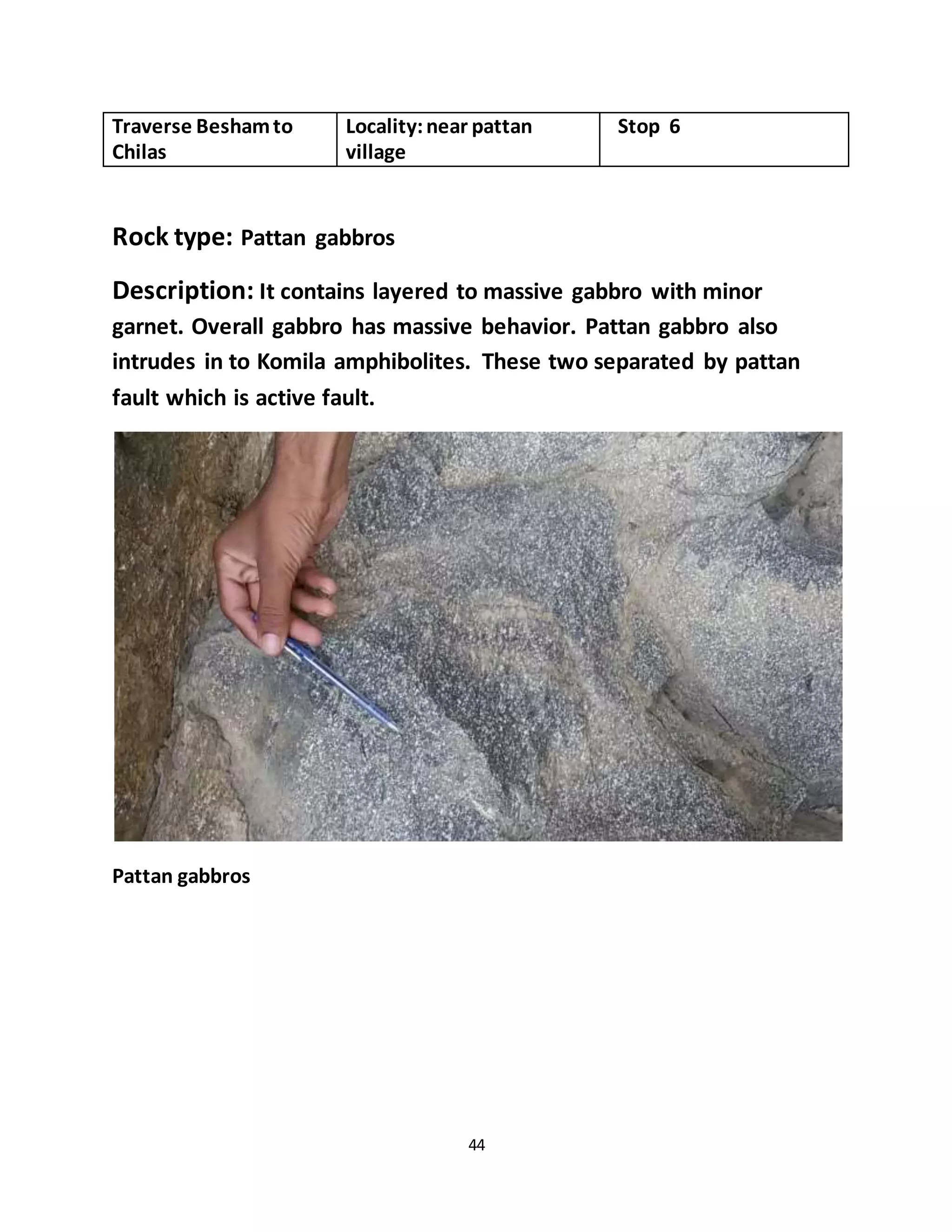 Geological field work report | DOCX