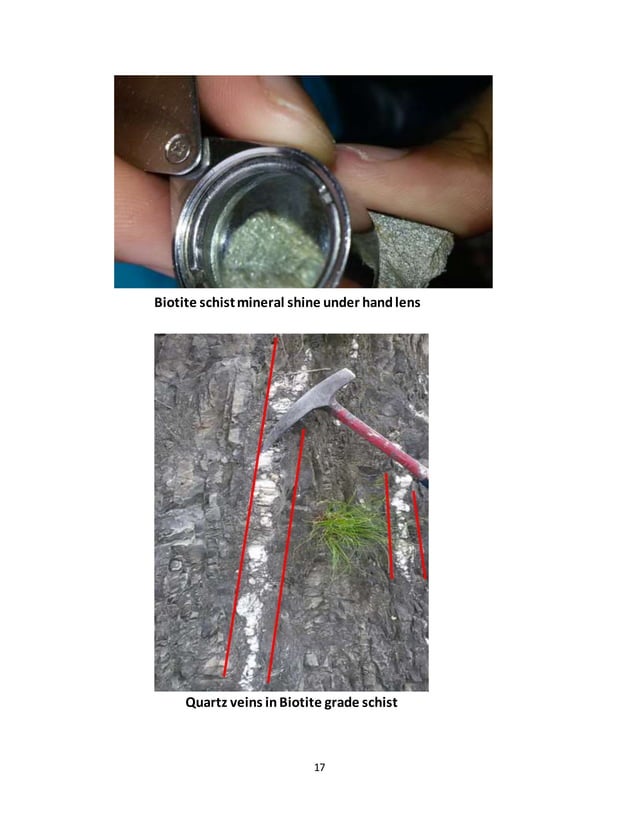 Geological field work report | DOCX | Geography | Science