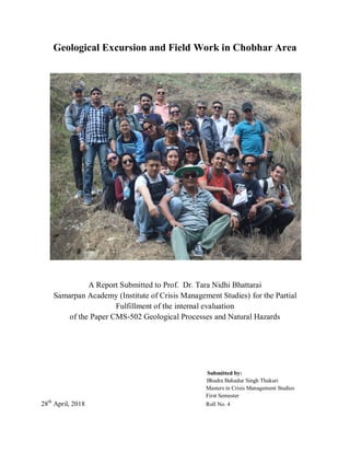 Geological fieldwork report | PDF