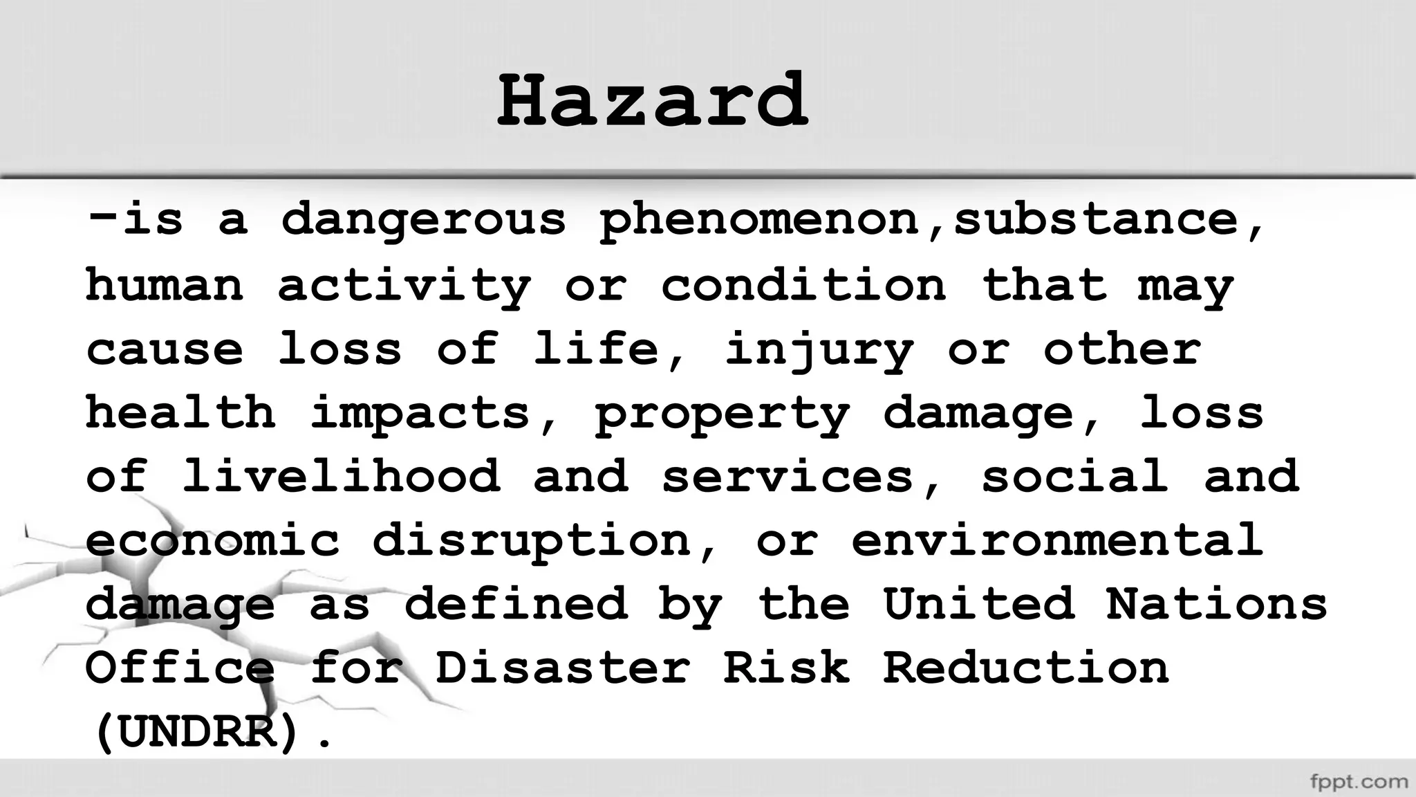 Geological hazard and hazard map | PDF