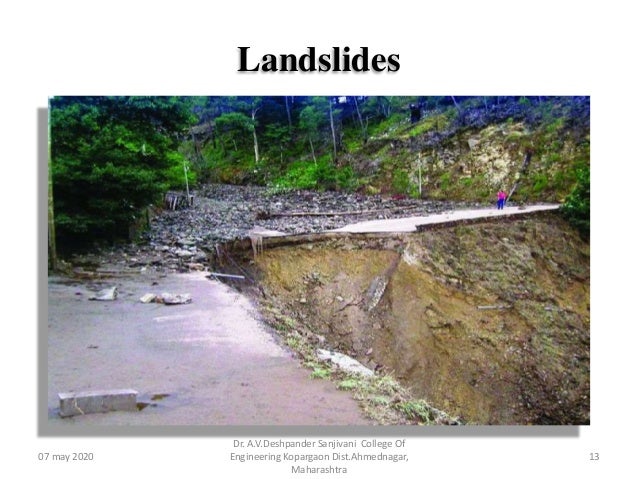 Geological hazards landslides unit vi | PPTX