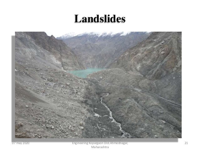 Geological hazards landslides unit vi | PPTX