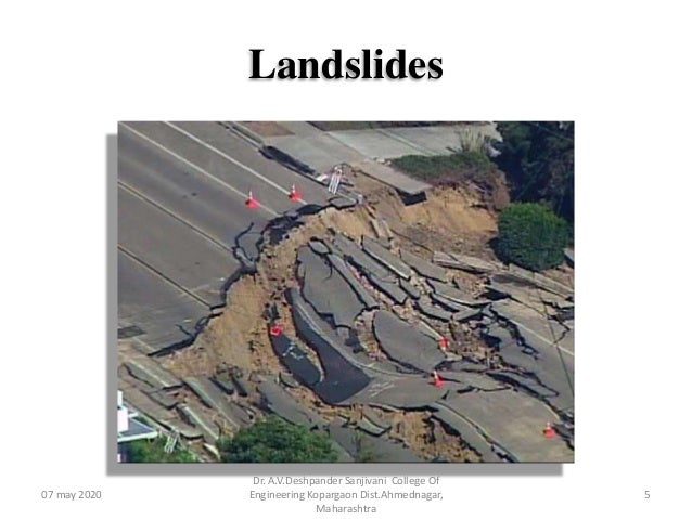 Geological hazards landslides unit vi | PPTX