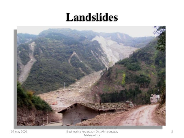 Geological hazards landslides unit vi | PPTX