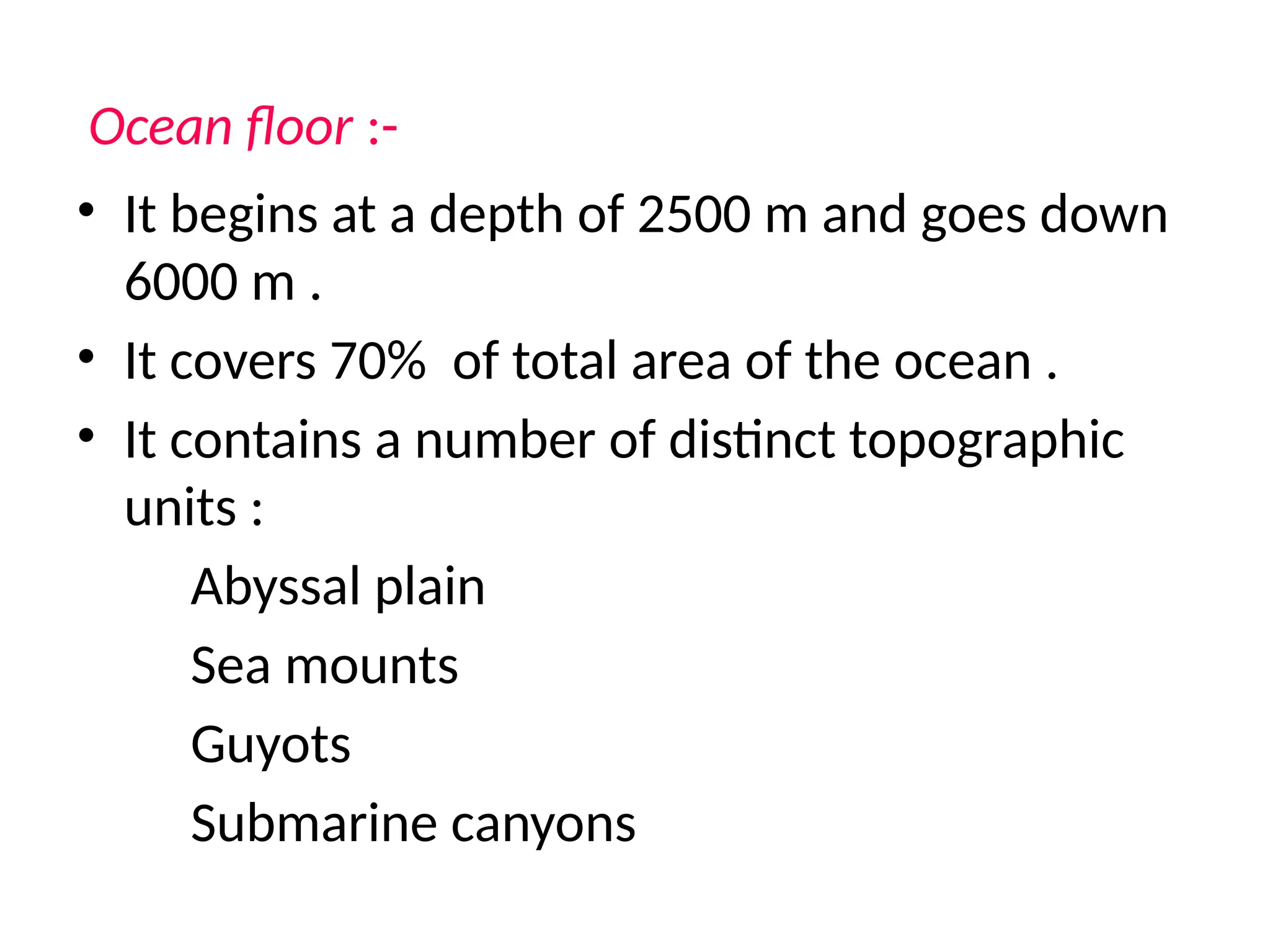 OCEAN GEOMORPHOLOGY(Erosional and depositional landforms).pptx