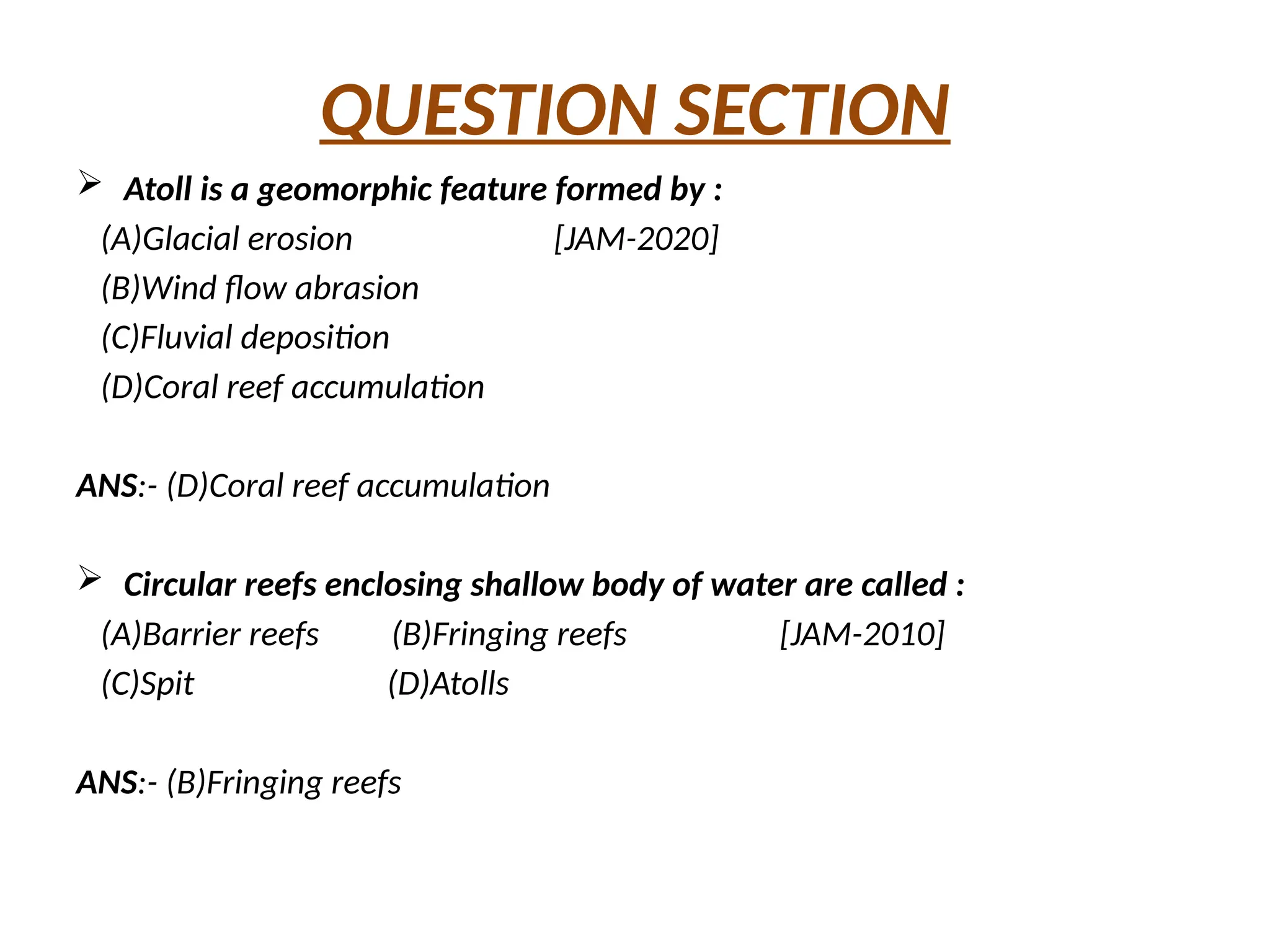 OCEAN GEOMORPHOLOGY(Erosional and depositional landforms).pptx