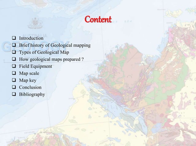 Geological Map.ppt | Geography | Science