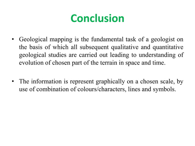Geological Map Ppt Geography Science
