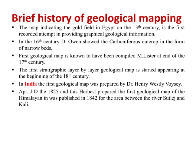 Geological Map.ppt | Geography | Science