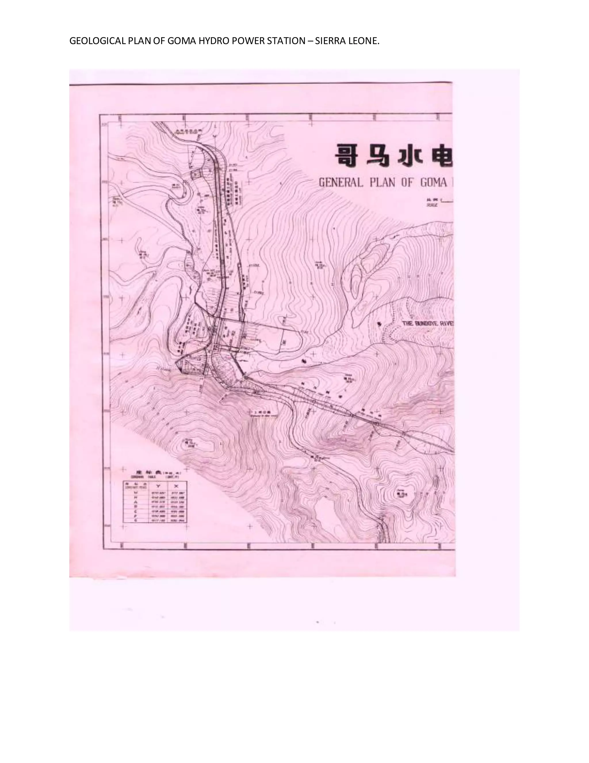 Geological map of goma dam and reservoir. | DOCX
