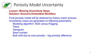 Geological modeling lessons learned | PPTX