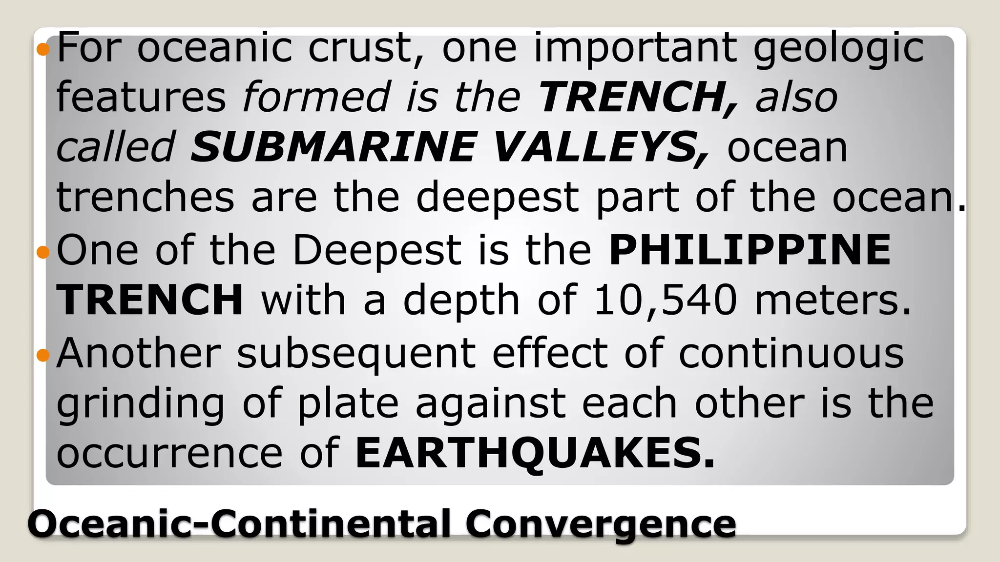 Geological processes along plate boundaries module 5 | PPTX