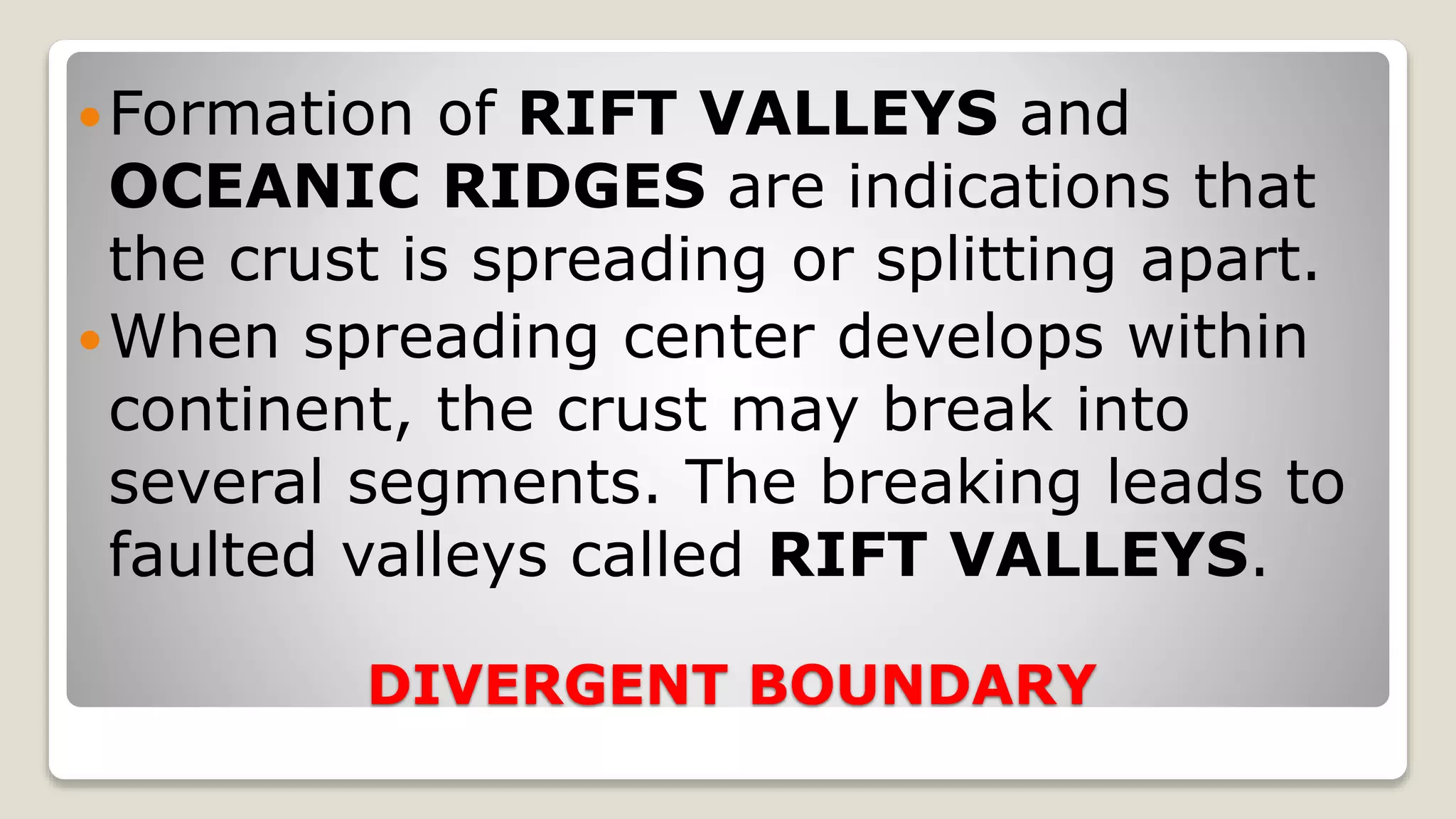 Geological processes along plate boundaries module 5 | PPTX
