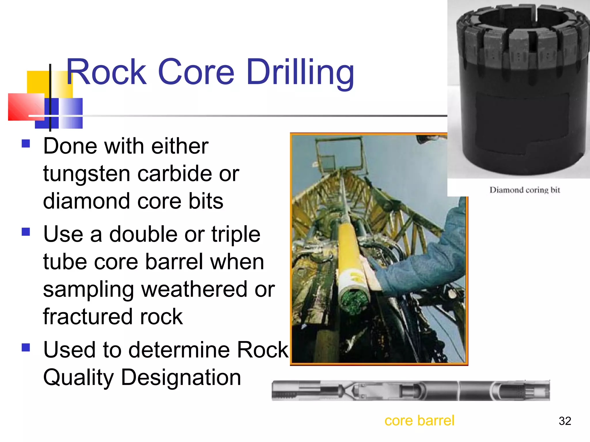 Geological site investigation for Civil Engineering Foundations | PPT