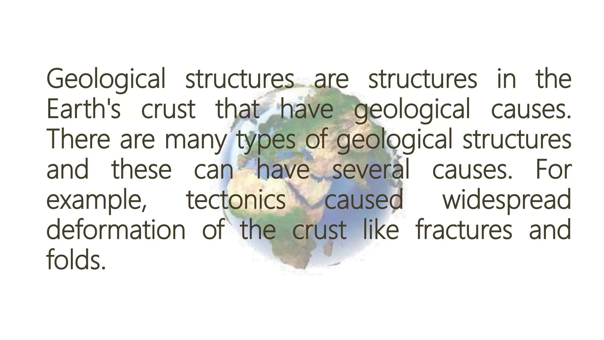 Geological Structures | PPTX