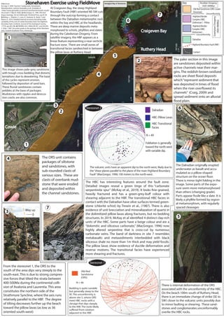 Geological synthesis excercise in stonehaven using fieldmove app | PDF