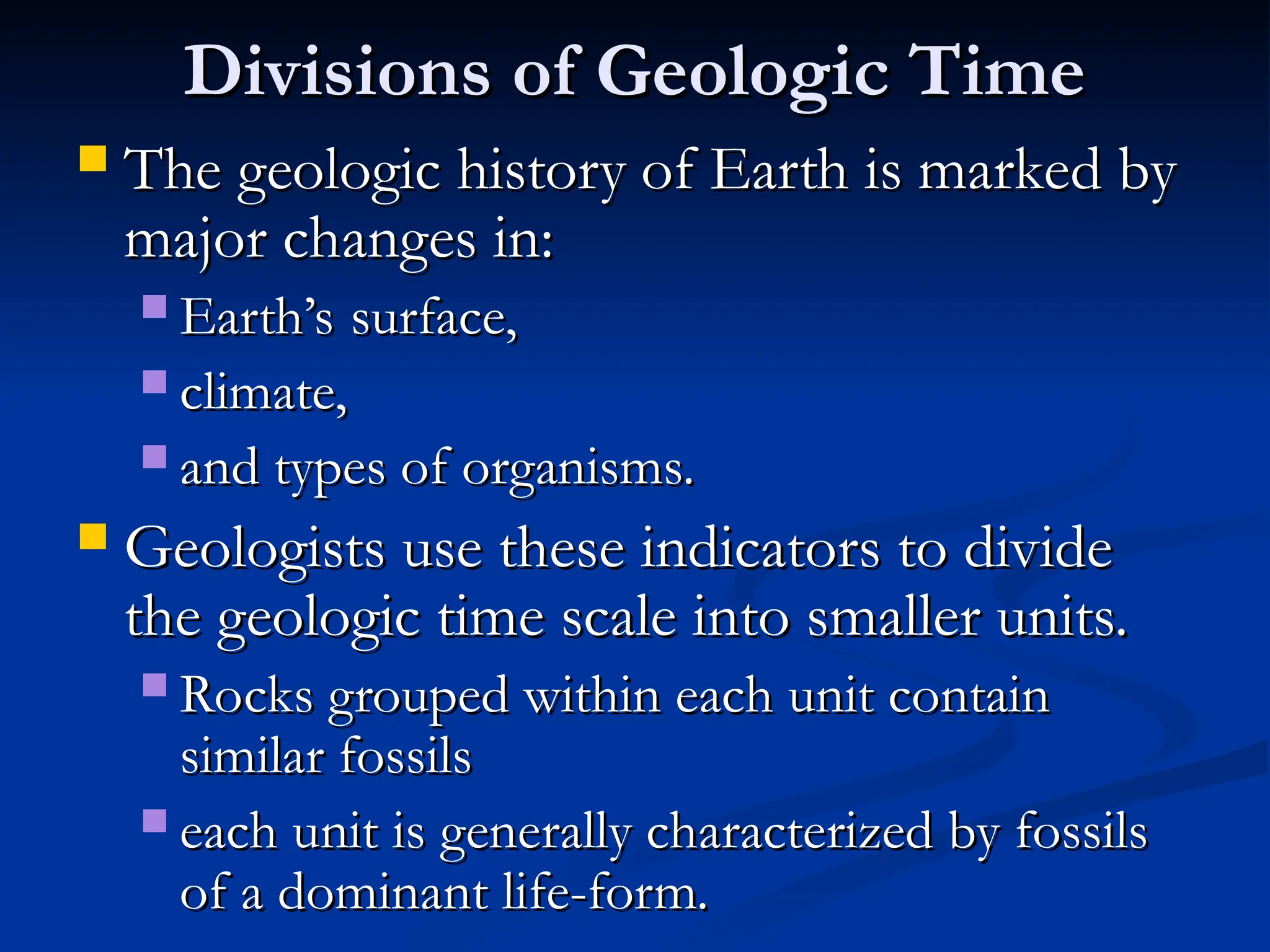 Geological Time 9.1111111111111111111.ppt | Geology | Science