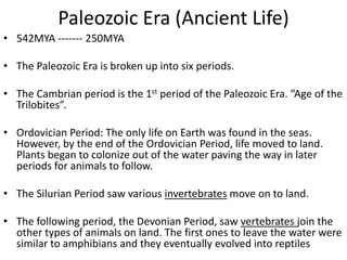 Geological time scale | PPTX