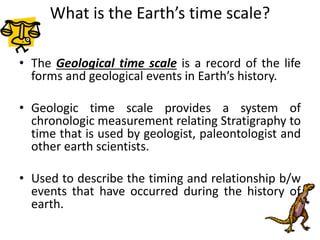 Geological time scale | PPTX