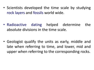 Geological time scale | PPTX