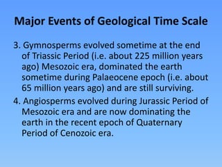 Geological time scale | PPTX