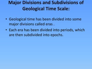 Geological time scale | PPTX