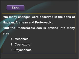 Geological Time Scale | PPTX
