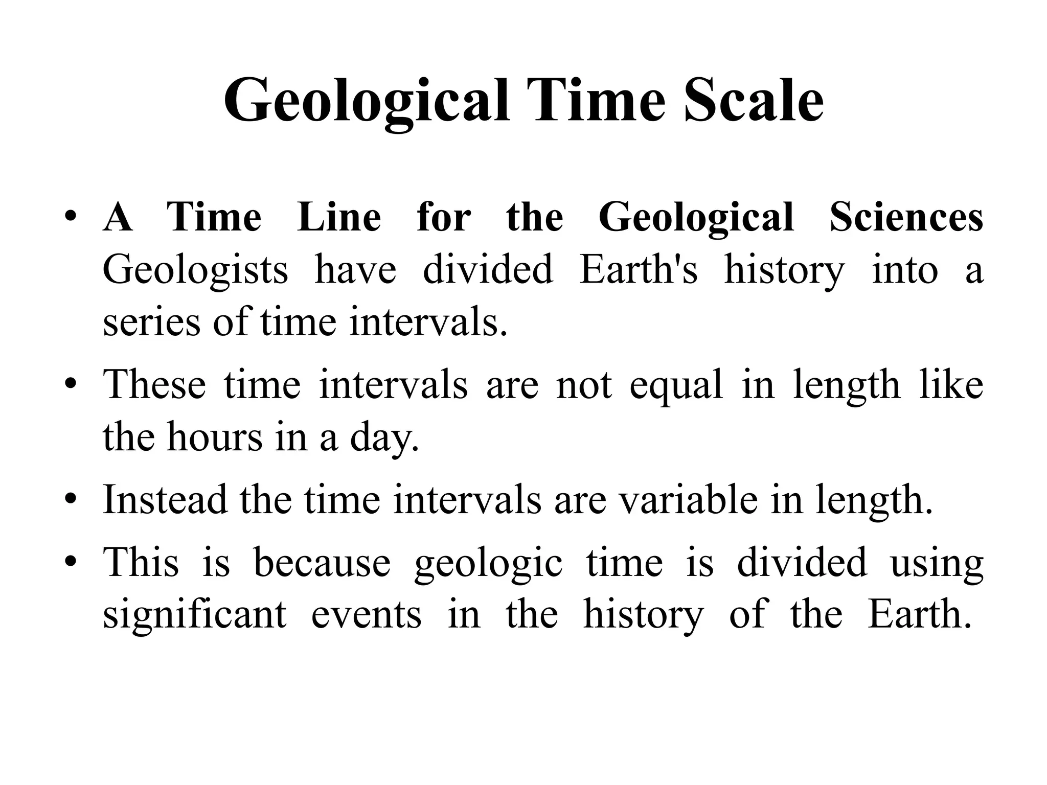Geological time scale | PPTX