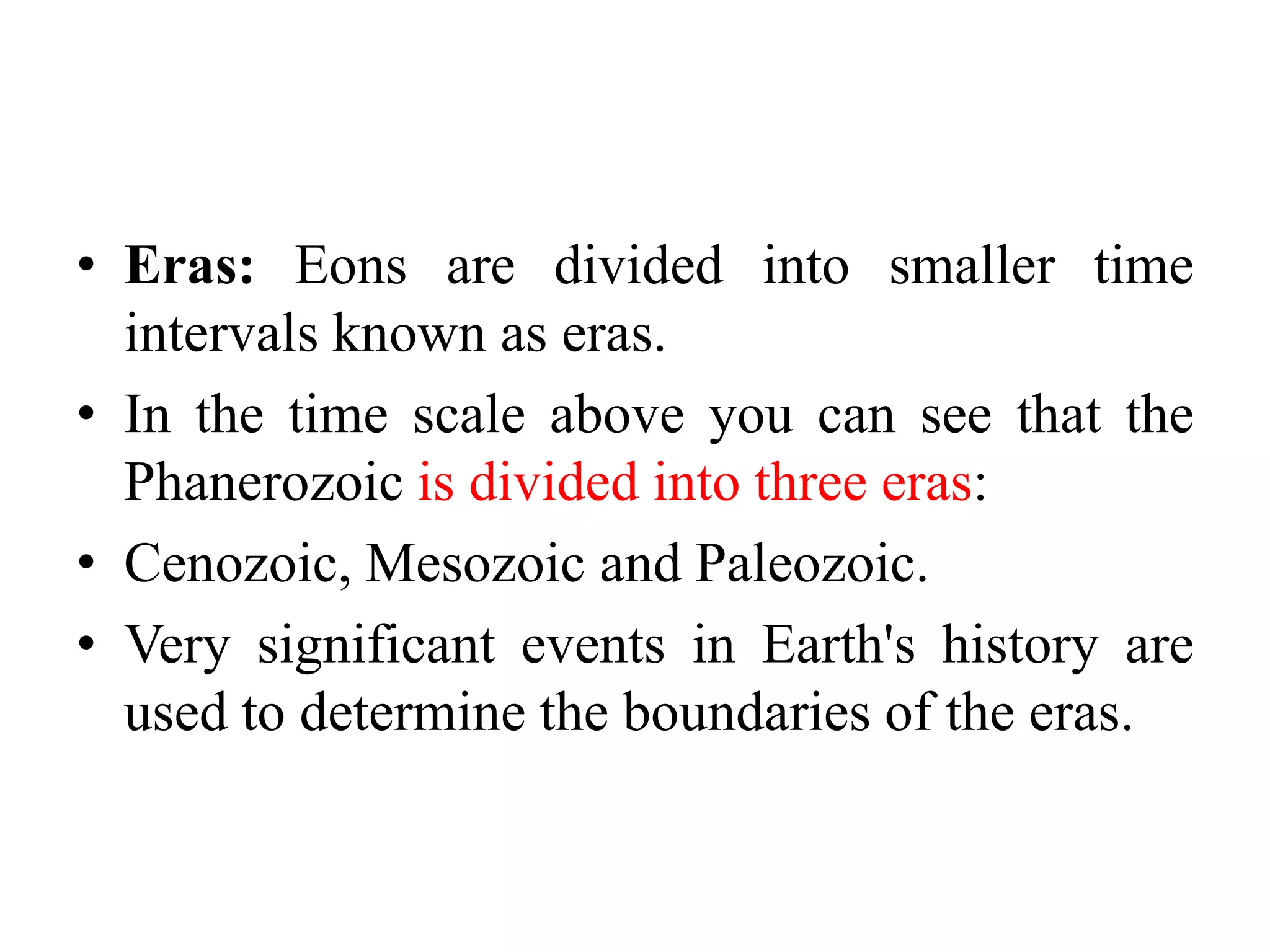 Geological time scale | PPTX