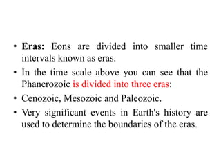 Geological time scale | PPTX