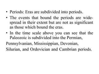 Geological time scale | PPTX