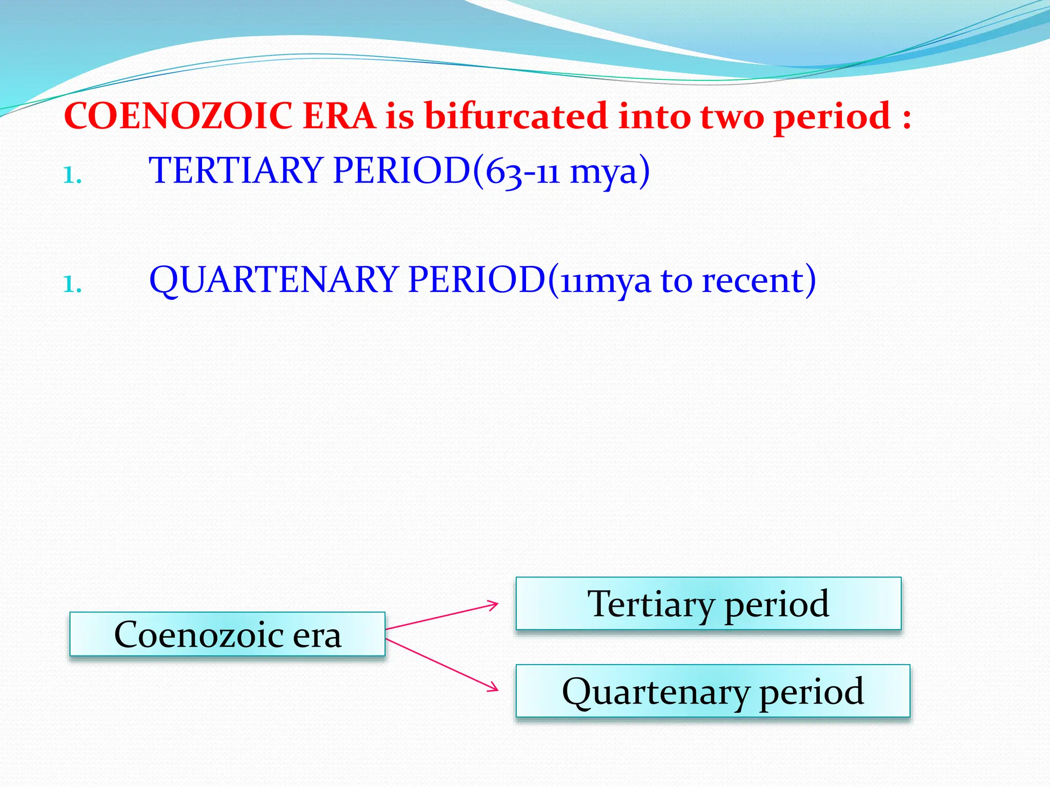 GEOLOGICAL TIME SCALE - Eon period and epoch.pptx