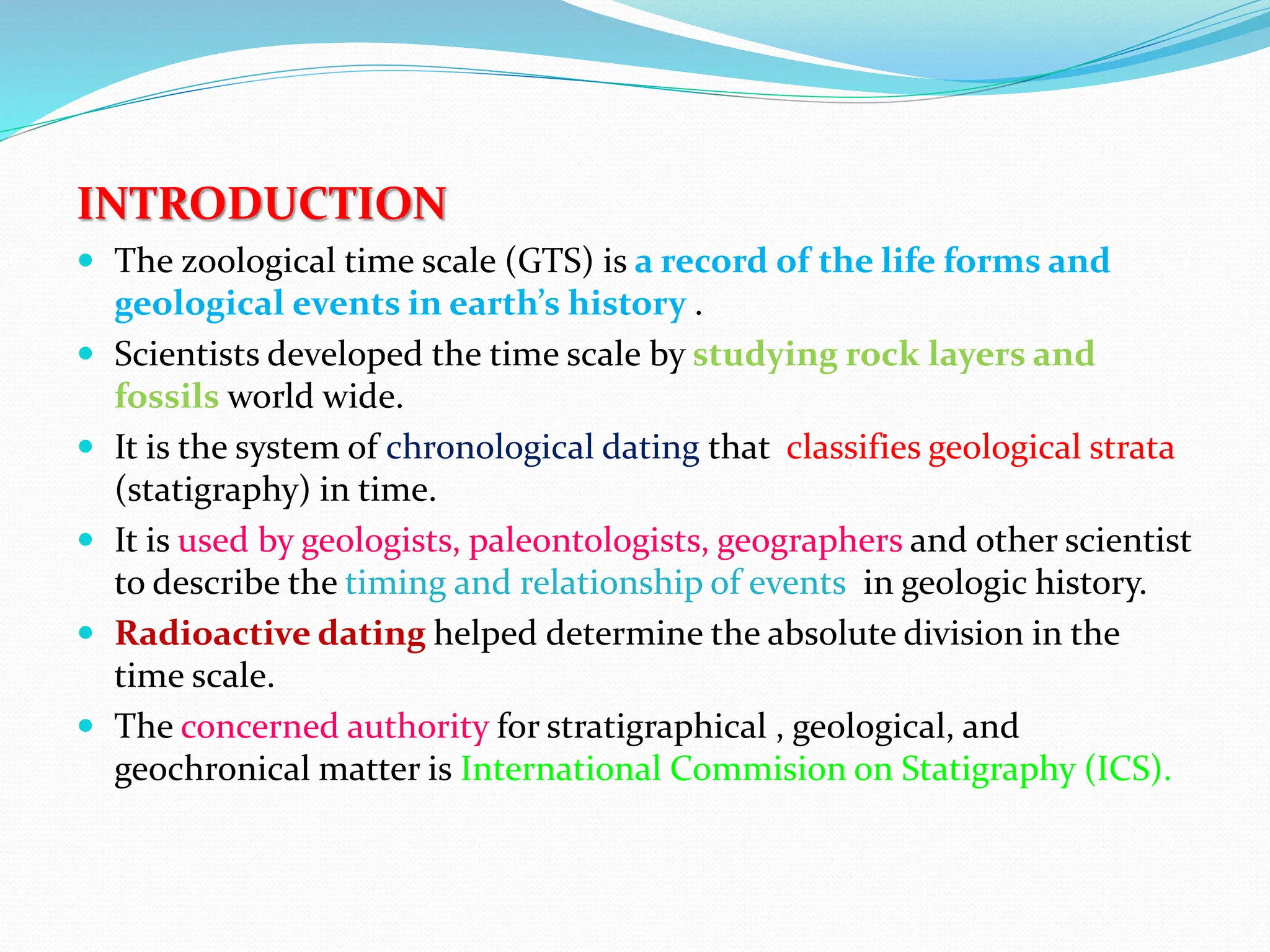 GEOLOGICAL TIME SCALE - Eon period and epoch.pptx