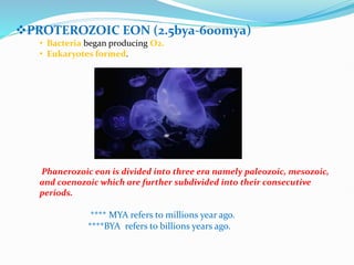 GEOLOGICAL TIME SCALE - Eon period and epoch.pptx