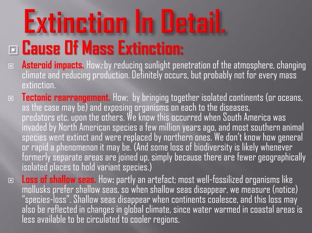 Geological time scale extinction. converted | PPT