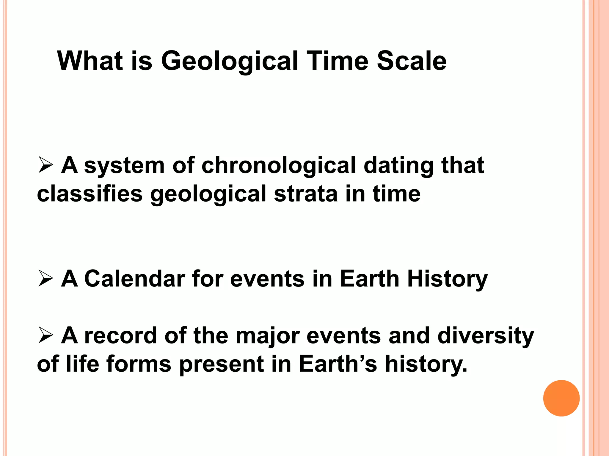 Geological Time Scale | PPTX