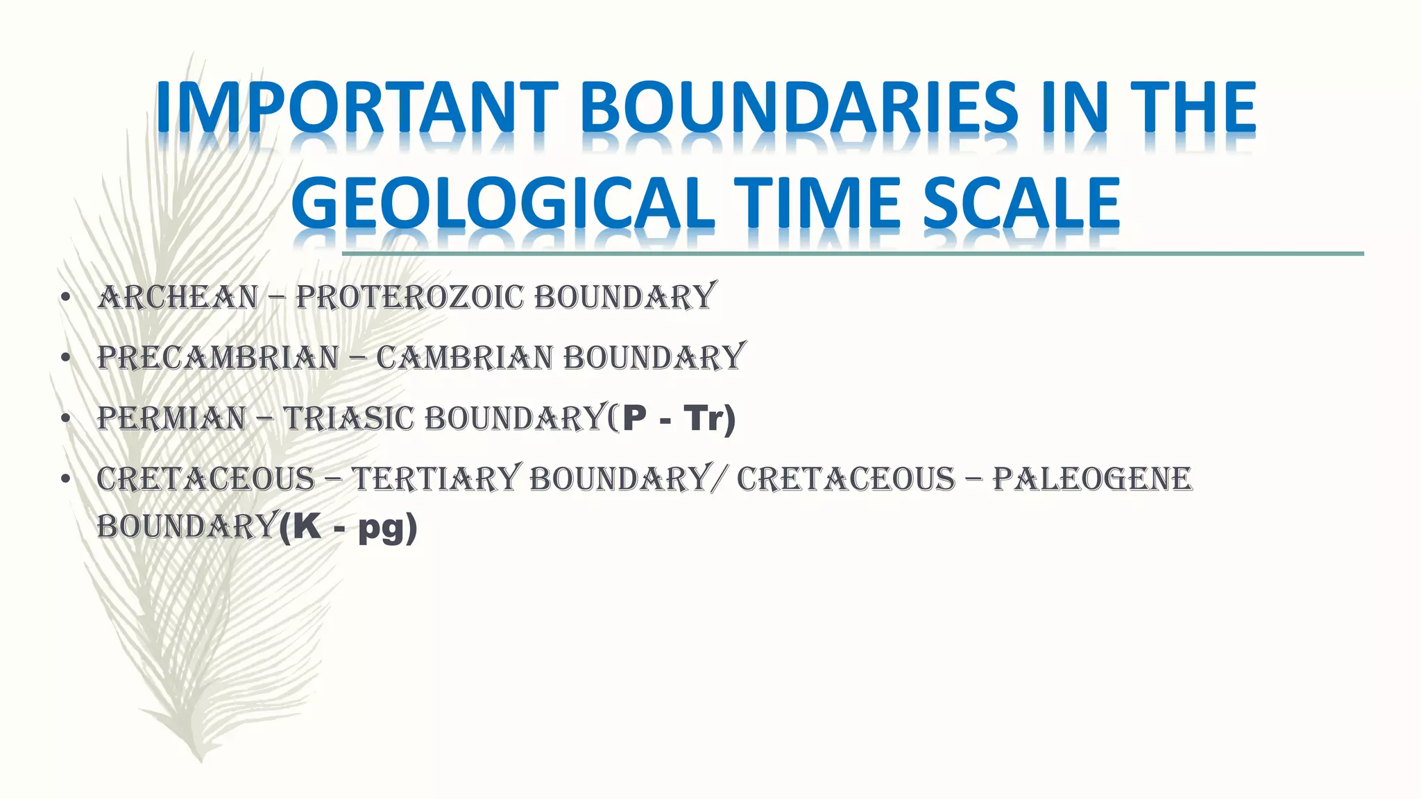Geological time scale & Dating methods | PPT