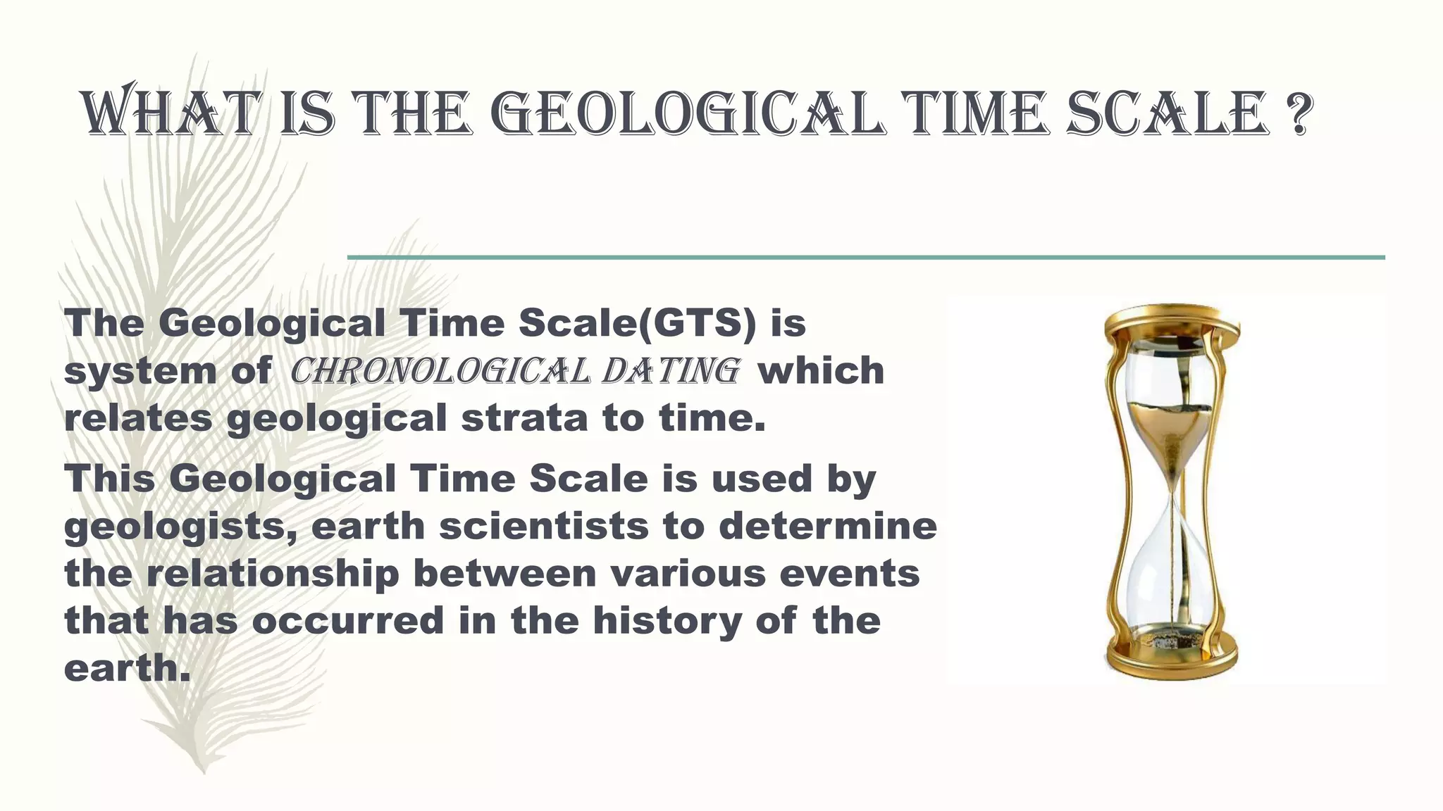 Geological time scale & Dating methods | PPT