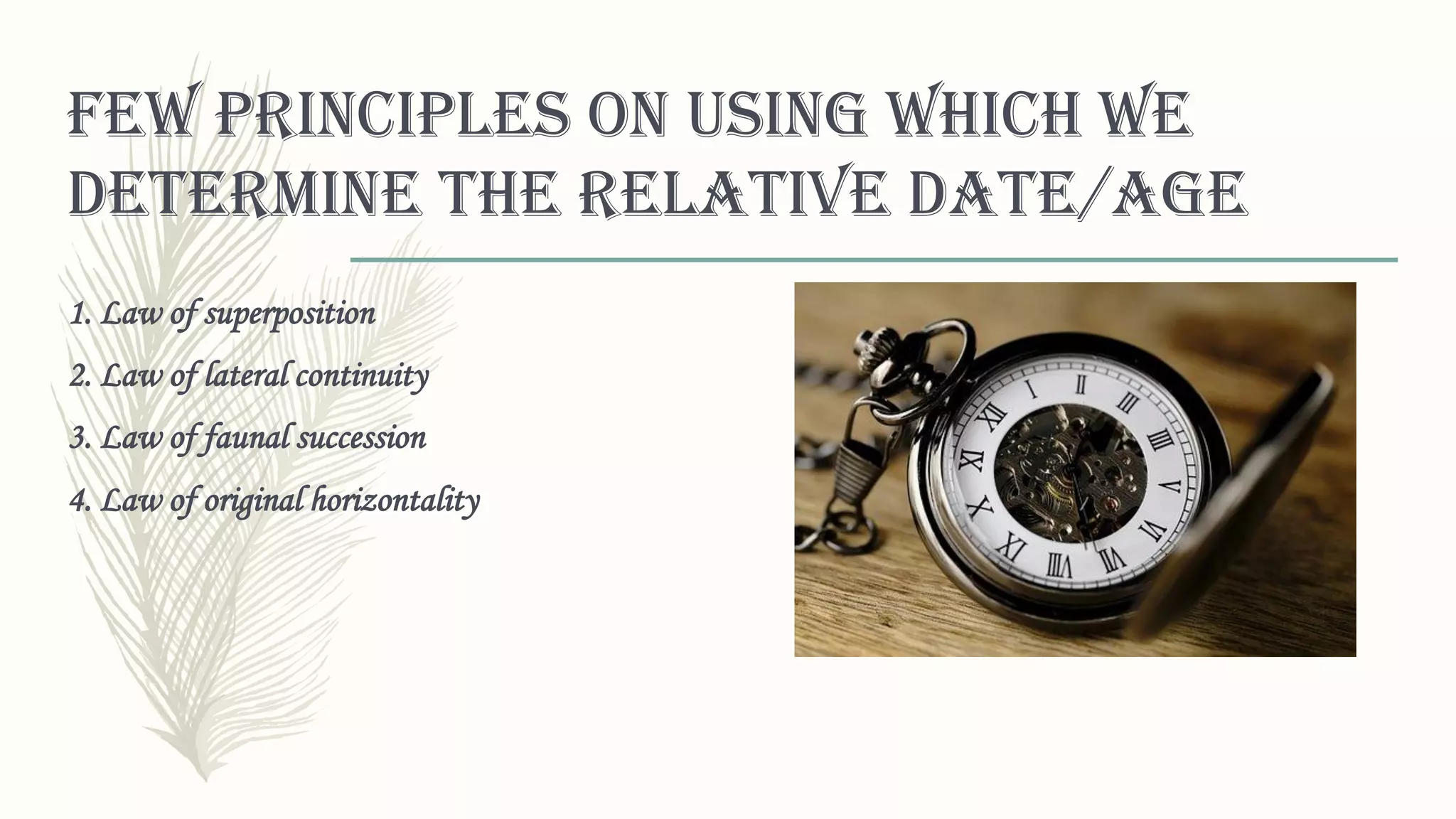 Geological time scale & Dating methods | PPT