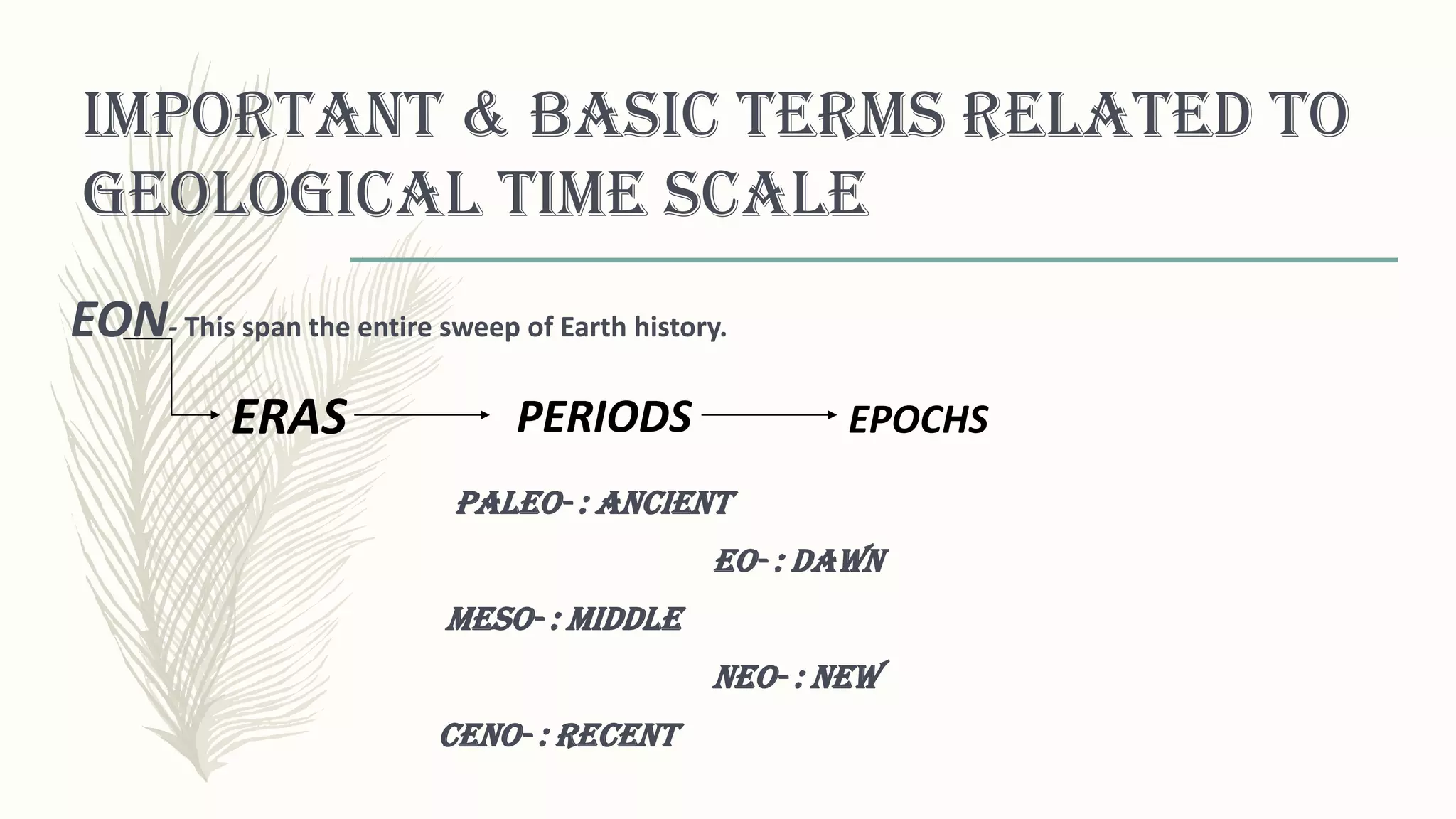Geological time scale & Dating methods | PPT