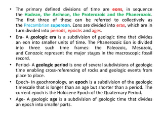 Geological time scale and plant life through ages | PDF