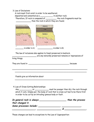 Interpreting Geologic History Outline | DOC