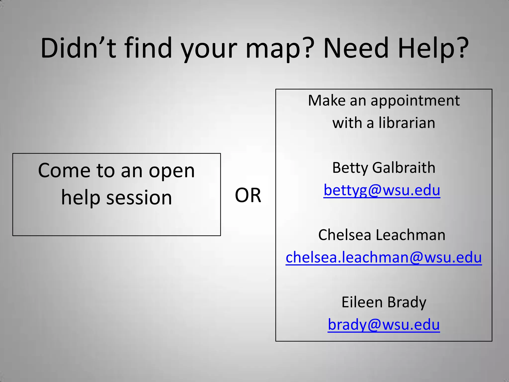WSU Geologic Maps @ Owen Science Library | PPT