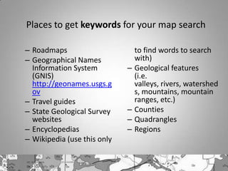 WSU Geologic Maps @ Owen Science Library | PPT