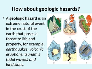 Different Geologic Processes and hazards.pptx