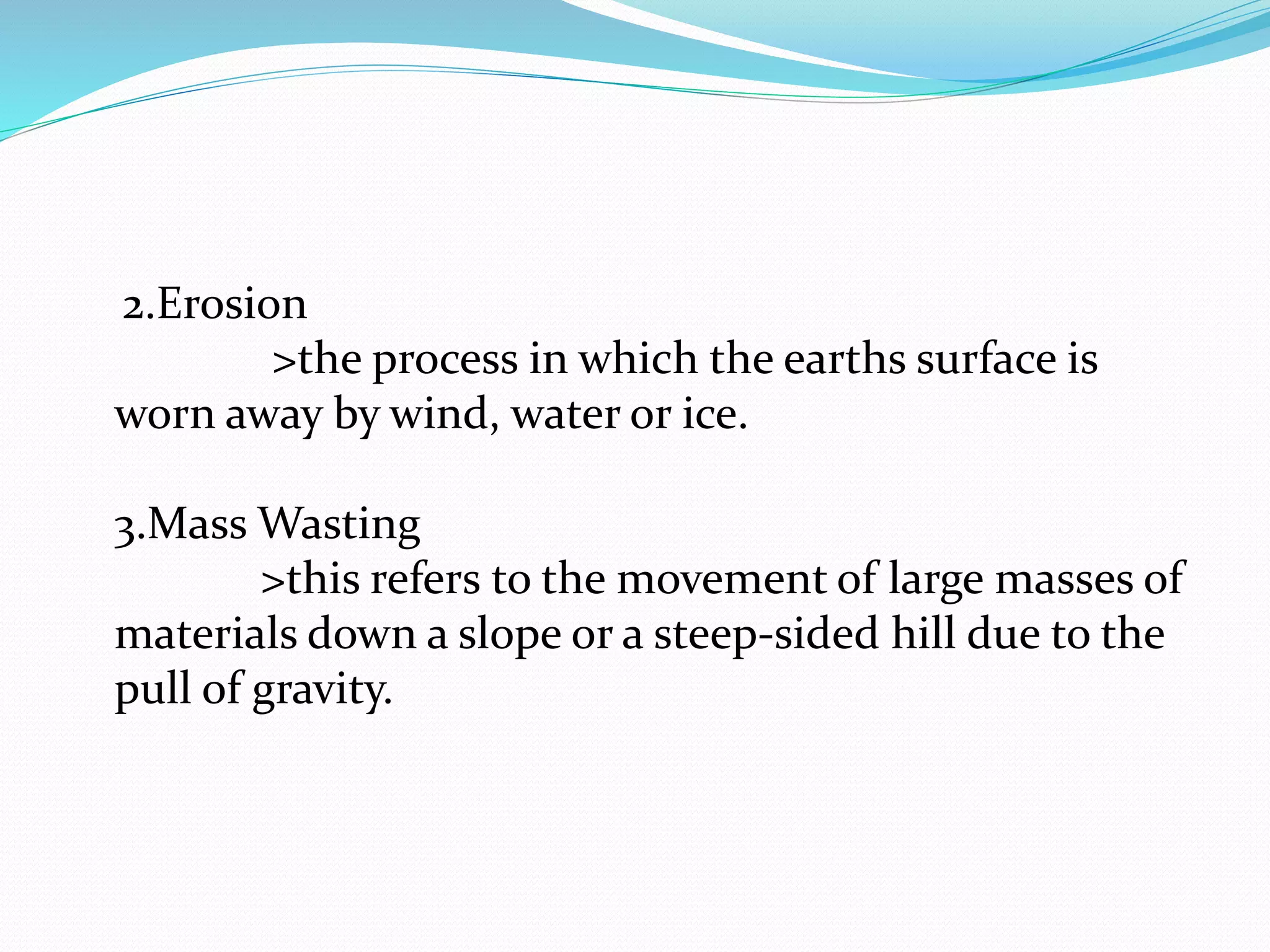 GEOLOGIC PROCESSES ON EARTH | PPTX