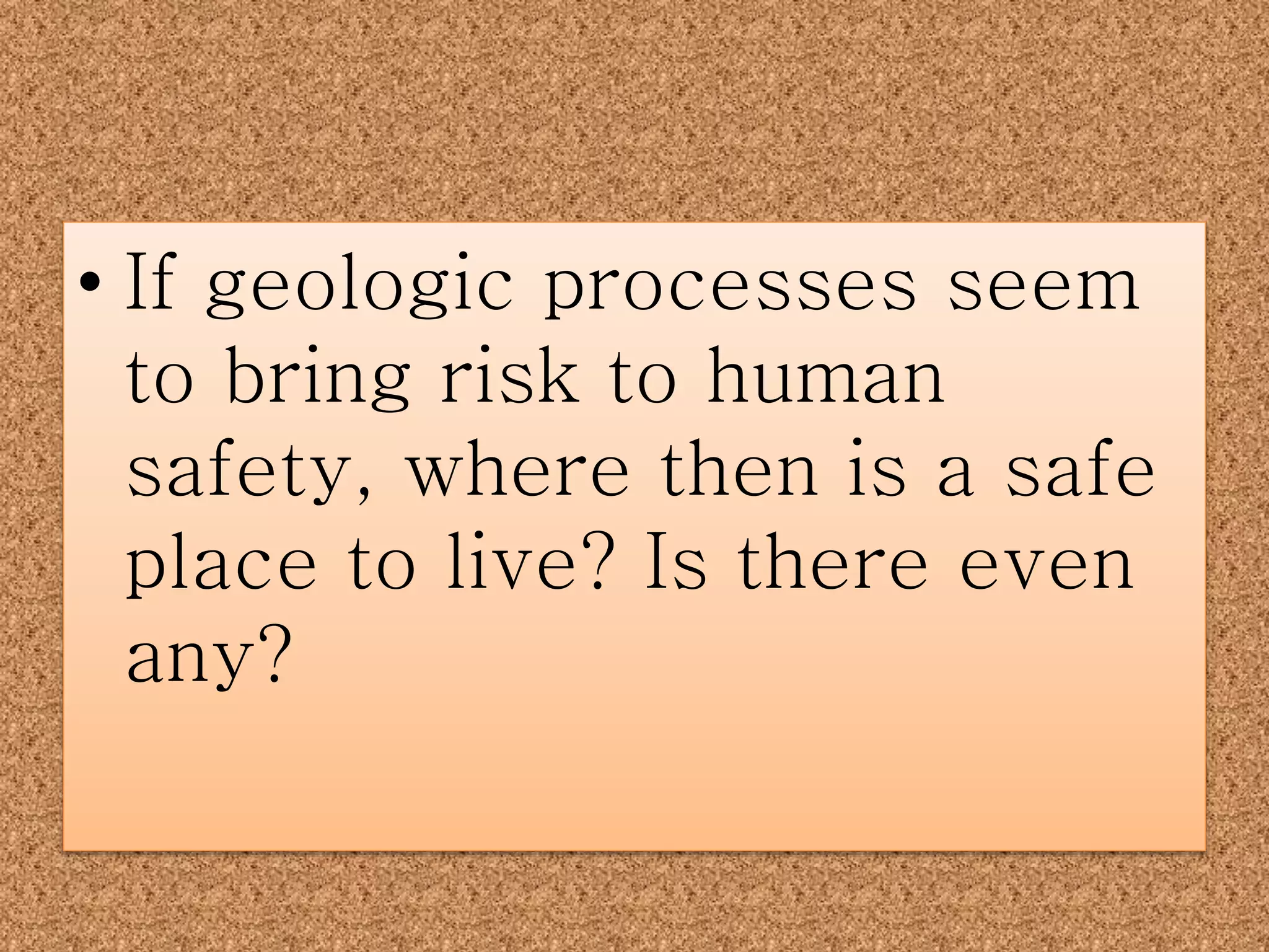 Geologic Processes on Earth | PPTX