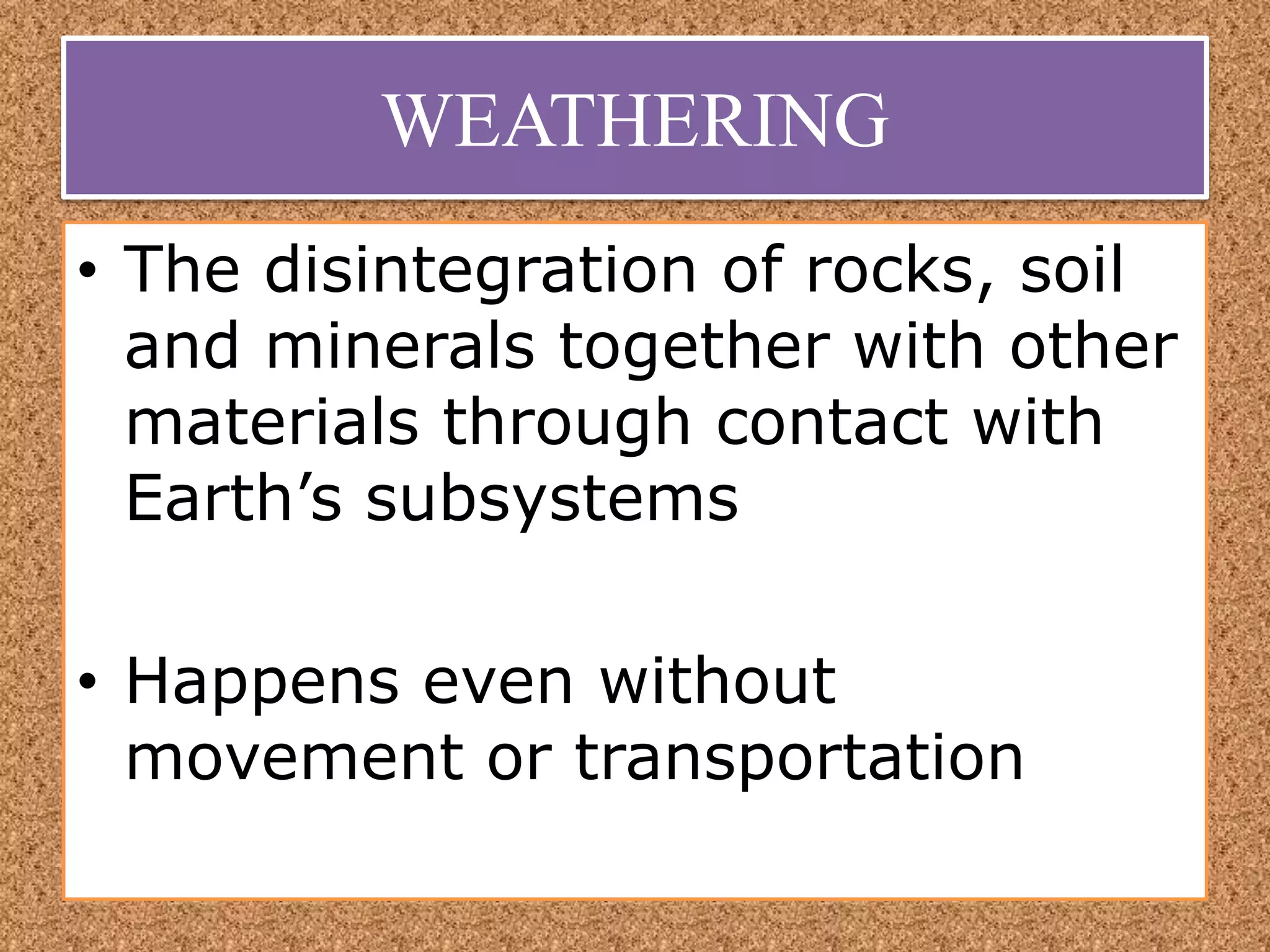Geologic Processes on Earth | PPTX
