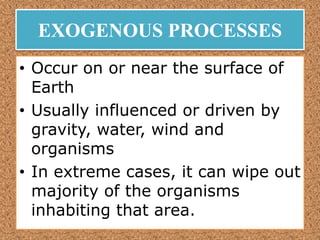 Geologic Processes on Earth | PPTX